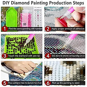 FILASLFT Stitch Diamond Painting, Diamond Art Stitch, Diamond Painting Kits for Adults, Diamond Painting Stitch Gem Art Craft DIY Home Wall Decor 12 x 16 inch (Galaxy Stitch Diamond Painting)
