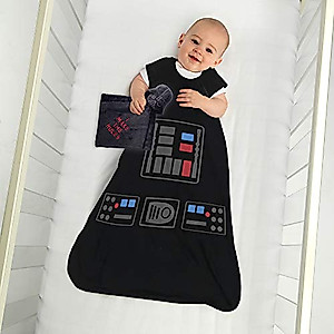 Lambs & Ivy Star Wars Darth Vader Wearable Blanket & Lovey Baby Gift Set - 2pc