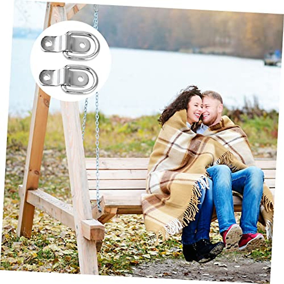 BESPORTBLE Heavy Duty Garment Rack 10pcs Pull Ring Stainless Steel Hangers Heavy Duty Clothes Hanger Rack Multi Purpose Hanger Heavy Duty Steel d Rings D Type Buckles