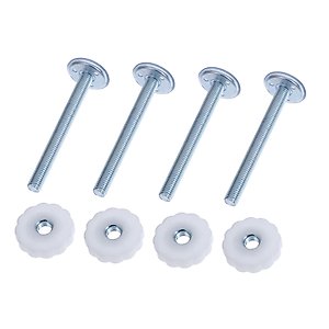 ibasenice 8 Pcs Child Playpen Screws Pet Safety Screws Pressure Threaded Spindle Rods Pressure Mounted Gate Screw M8 Spindle Rod Pressure Bolt The Fence Door Shaft Metal Baby