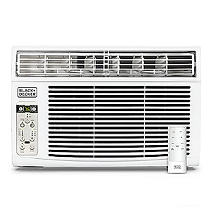 BLACK+DECKER BD10WT6 Window Air Conditioner with Remote Control, 10000 BTU, Cools Up to 450 Square Feet, White