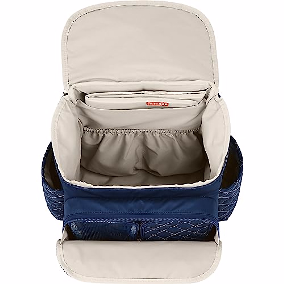Skip Hop Diaper Bag Backpack: Forma, Multi-Function Baby Travel Bag with Changing Pad & Stroller Attachment, Navy