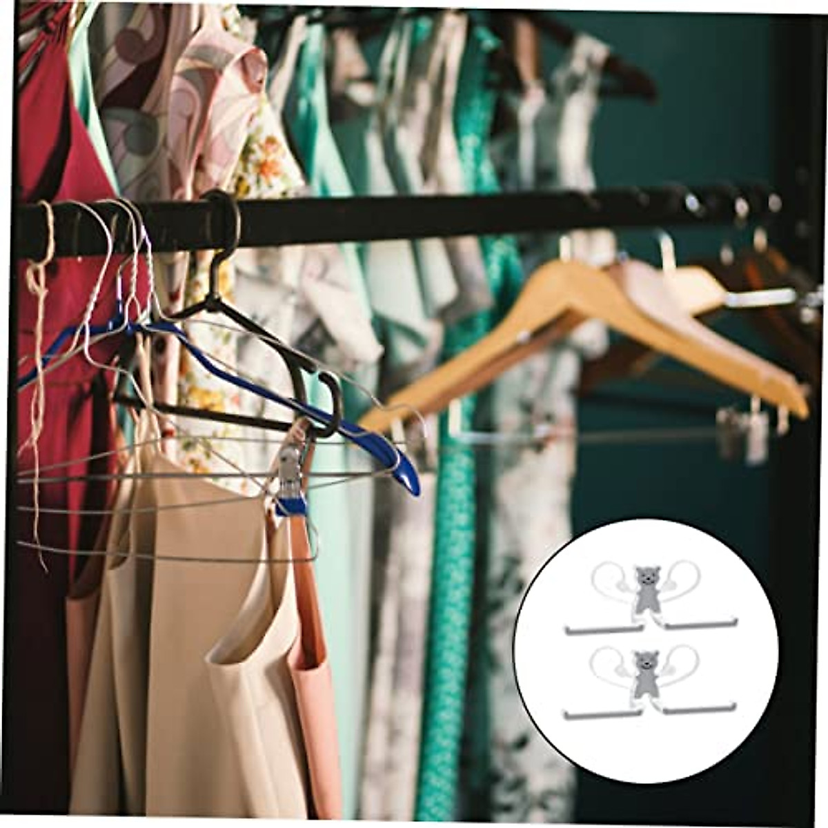 Cabilock 2pcs Hanger Storage Rack Wall Mount Towel Holder Towel Hangers Metal Organizer Shelf Wall Mounted Towel Bar Towel Rack Holder Toilet Towel Toilet Towel Stand Bath Towel Rack Porch