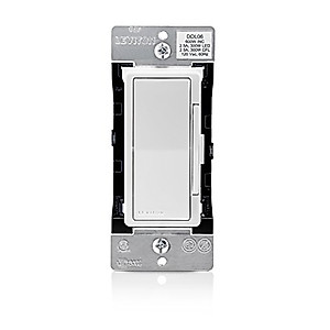 Leviton DDL06-BLZ Decora Digital 300W LED/CFL, 600W Incandescent Dimmer & Timer with Bluetooth Technology