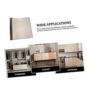 UPKOCH 5 rolls Adhesive Cushion Thick Cabinets Flat Cabinet for Refrigerator Drawer Anti-slip Shelves Oil Dinning Kitchen Mats Resistant Shelf Liners Pantry Table Cupboard Clo