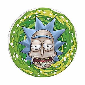 Rick and Morty just here for the booze PopSockets PopGrip: Swappable Grip for Phones & Tablets