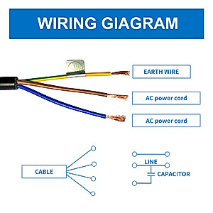 XINJIAHONG Concrete Vibrator 30W Vibration Motor Single Phase AC 110V 3600rpm Vibrating Tool For Silo Hopper Shaking Table