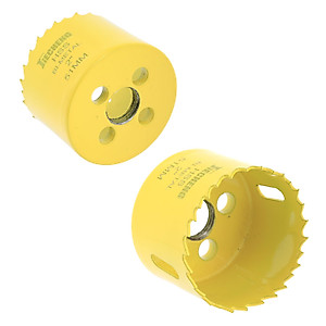 JIECHENG 2 inch Hole Saw,51mm HSS Bi-Metal Hole Cutter with Arbor:Effortlessly Drill Through Wood,Steel,Aluminium,Brass,Copper,Zinc