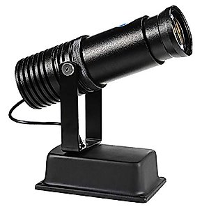 AHWZ 20W HD LED Logo GOBO Projector Light Manual Zoom for Restaurant Bar Company Wedding Hotel Advertising Signs