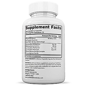 Justified Laboratories (3 Pack) Fungus Clear Max Pills 40 Billion CFU Probiotic Supports Strong Healthy Natural Clear Nails 180 Capsules