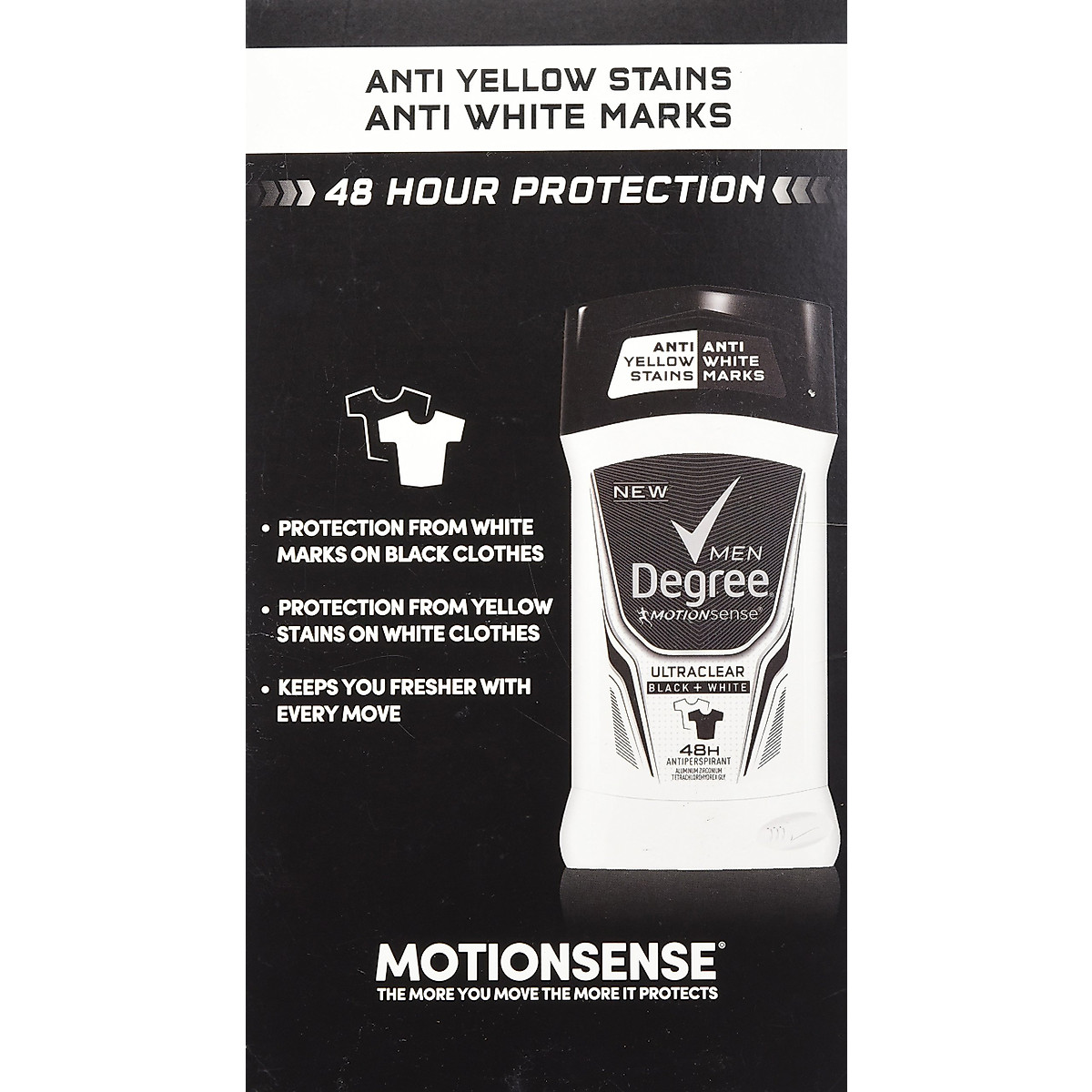 Degree Men Adrenaline Series Antiperspirant & Deodorant 2.7oz 5pack +1.7oz extra