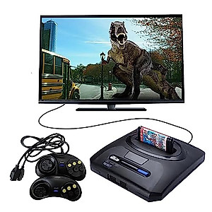 Gxcdizx 2 Pack Game Controller Features 8-Way Directional Pad, 6 Digital Buttons and Mode Buttons Compatible for Sega Genesis