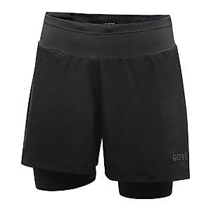 GORE WEAR Women's Standard R5 W 2in1 Shorts, Black, S/4-6