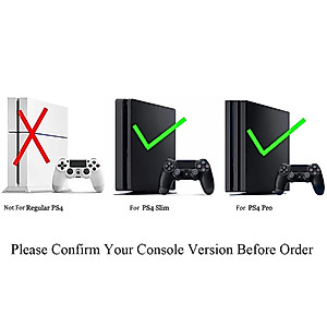 CKXIN Vertical Stand for PS4 Slim / PS4 Pro Steady Base Upright Holder Stand for Sony PlayStation 4 Pro/Slim Console(Not for PS4)