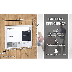 Joan 13 Gray: 13.3" E Ink Screen, Custom Calendars, Sustainable Design. Elevate Meetings and Enhance Your Workspace