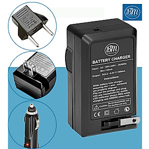 BM Premium VW-VBD58 Battery and Charger for Panasonic AG-VBR59, BGH1, HC-X1, HC-X1500, HC-X2000, AG-CX10, AG-CX350, AG-UX180, AG-AC30, AG-UX90, AG-DVX200, HC-MDH3E, AJ-PX270, AJ-PX230 Camcorders