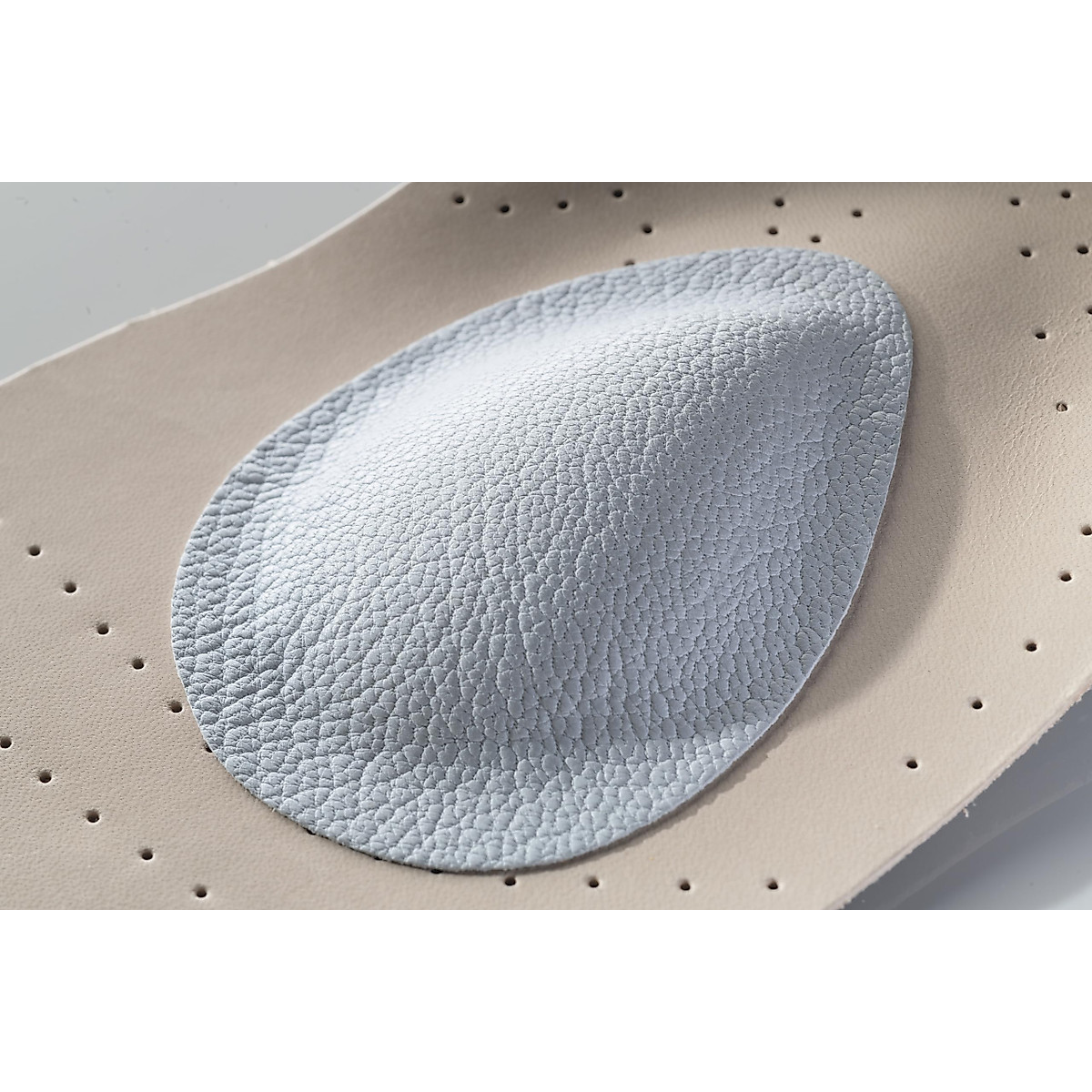 Pedag Drop | German Made | Metatarsal Pads | Anatomically Correct | Metatarsal Arch Support | Vegetable Tan Leather | Self Adhesive | White | Size X-Large, Fits EU 44-46 / US Men 11-13 | 1 Pairs