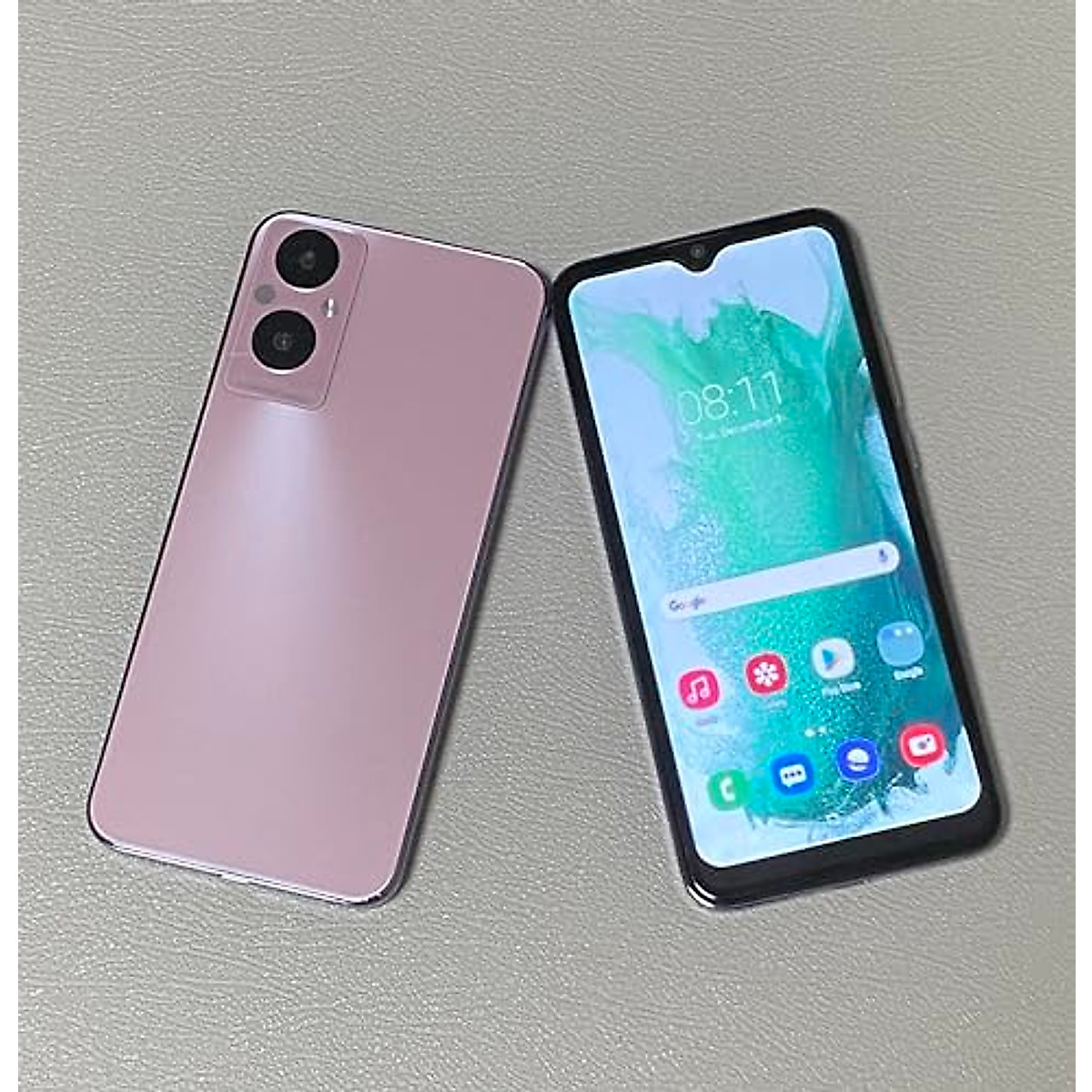 aderroo 6.52in Screen ，H22 Unlocked Cell Phone，1G RAM,16G ROM，Supports 3GWCDMA : 850/2100MHZ Dual SIM Card Frequency Band，Front and Rear Camera ，Android Smartphone（red）