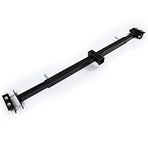 KUAFU Rear Adjustable 2 Inch Towing Receiver Trailer Hitch for RV Trailers 5th Wheel Powder Coated Steel Black