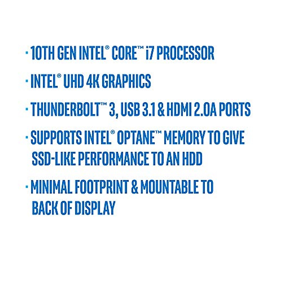 Intel NUC 10 Performance Kit – Intel Core i7 Processor (Tall Chassis)