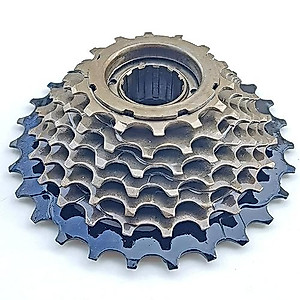 Aosekaa 7 Speed MTB Bike Bicycle Cassette Flywheel Replace Parts Made of High Strength Steel Stable Performance Wear Resistant for Mountain Bikes