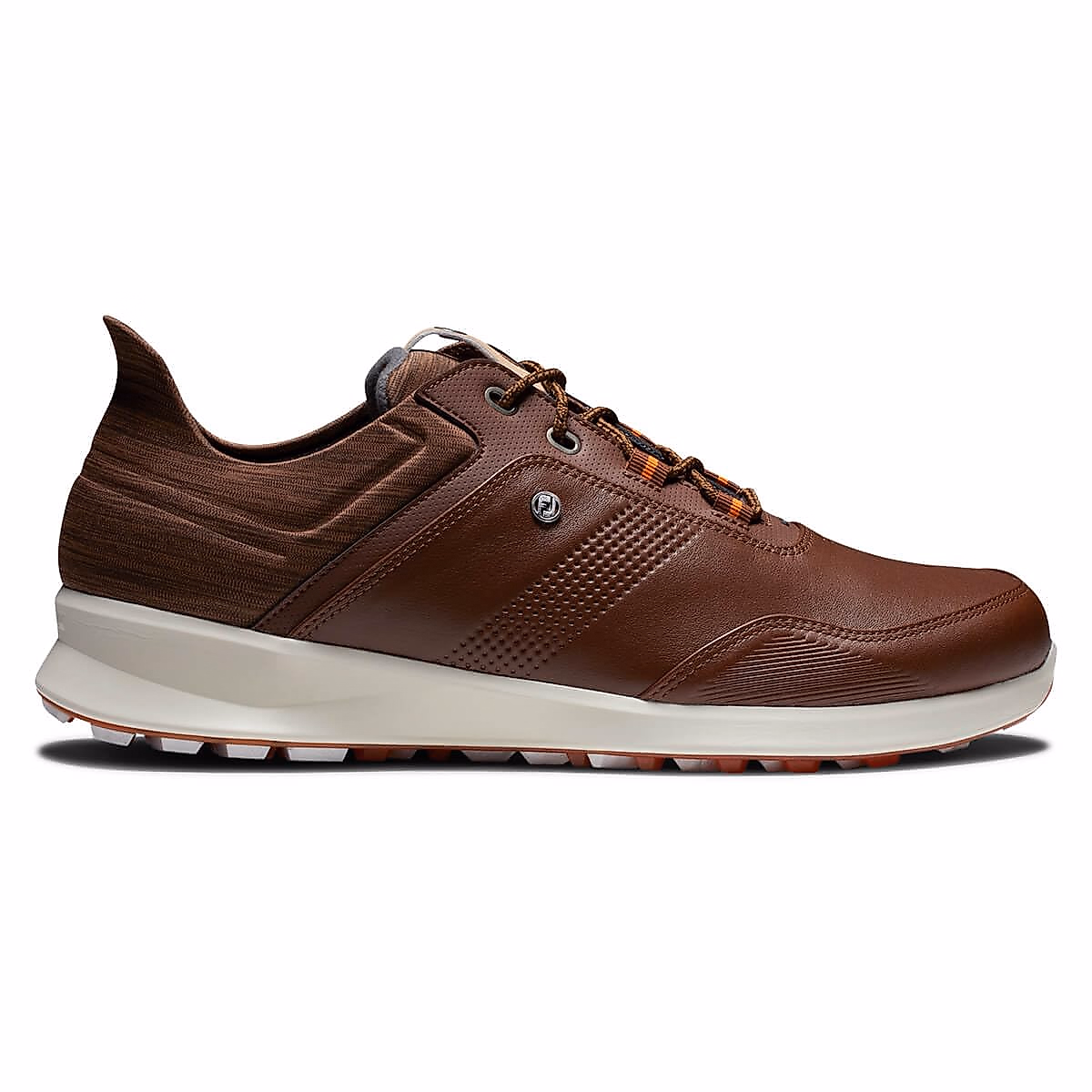 FootJoy Men's Stratos Previous Season Style Golf Shoe, Cognac/Brown, 11