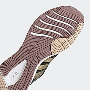 adidas Women's Edge Lux 5 Sneaker, Black/Gold Metallic/Wonder Oxide, 9