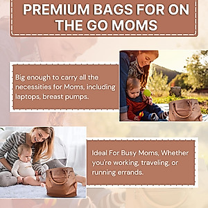 Iris & Ella Vegan Leather Breast Pump Bags - Spectra Pump Bag with Laptop Pocket - Convertible Breast Pump Travel Bag & Shoulder Bag - Stylish & Functional Pumping Bag for Working Moms