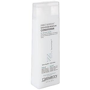 Giovanni Leave-In Weightless Moisture Conditioner - Leave in Conditioner for Curly, Wavy, Dry, Damaged Hair, Detangler Hair Care Product for Women & Men, Sulfate Free - 8.5 Fl Oz (Pack of 1)