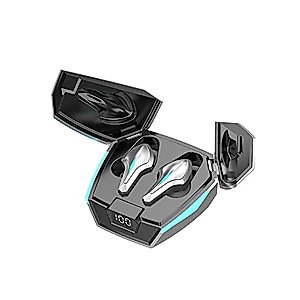 K12 Bluetooth 5.0 Breathing Light Wireless Headphones Sports InEar Earbuds. Suitable for Smartphones. Tablets (Silver)