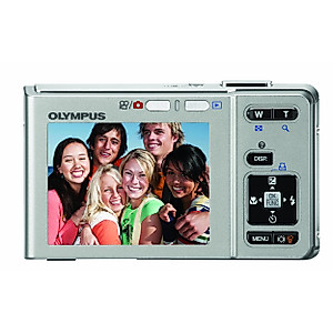 OM SYSTEM OLYMPUS FE360 8MP Digital Camera with 3x Optical Dual Zoom (Silver)
