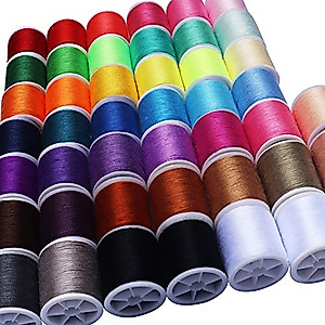 45 spools Sewing Thread Kits Polyester for Hand & Machine Sewing Total 4500yards