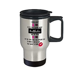 Buttholes Travel Mug, Buttholes Tumbler, Buttholes Coffee Travel Mug, Buttholes Gifts Idea, Gift for Buttholes, Birthday Christmas Gift Idea