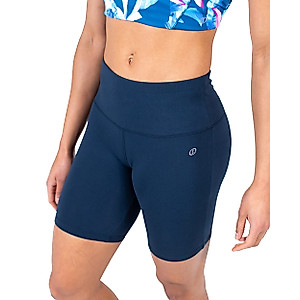 Spalding Women's Cotton Stretch Bike Short, Navy Blazer, Small