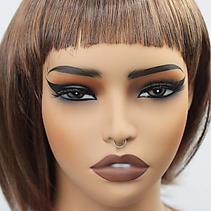 NewkeepsR 3PCS-0.8mm(20g) 316L Surgical Steel Hinged Clicker Segment Seamless Rings, Lobe Cartilage Tragus Earring Nose Hoop-7/8/9mm