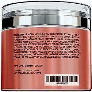 Retinol Collagen Face Cream - Premium Anti-Aging Neck Cream - Day & Night Anti Wrinkle Cream for Women and Men - Skin Firming and Tightening Face Moisturizer with Hyaluronic Acid for All Skin Types