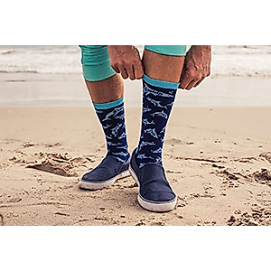 Crazy Dog T-Shirts Men's Daddy Shark Socks Cute Funny Family Cool Best Dad Vacation Footwear