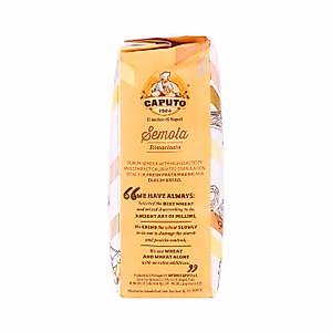 Caputo Antimo Di Grano Duro Rimacinata Semolina Flour - All Natural Dough for Fresh Pasta, 2.2 lb