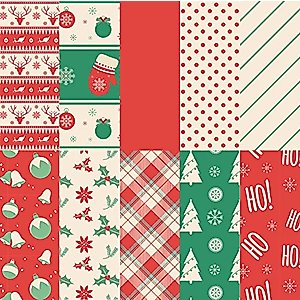 150 Sheets Christmas Tissue Paper, Assorted Holiday Wrapping Paper for Gift Boxes Wrapping and Christmas Party Decorations, 20" x 20"