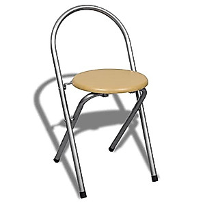 GOLINPEILO Foldable Breakfast Bar Set with 2 Chairs, MDF Table with 2 Shelves and Two Chairs with Steel Frame for Dining Room Kitchen Bar Breakfast