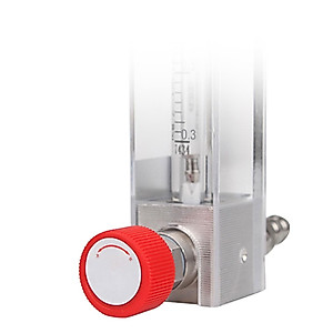 Digital Air Gas Liquid Micro flow Flowmeter, LCD Display Flowmeter Rotameter, Portable High Precision 0.3-3l/min 23 * 136mm