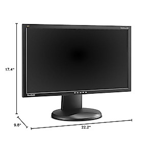 ViewSonic VG2428WM-LED 24" 1080p Ergonomic Monitor DVI, VGA