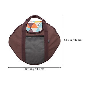 YARNOW Cast Iron Skillet Bag Dutch Oven Bag Heavy Duty Chef Bag for Cast Iron Camping Cookware or Dutch Oven Accessories