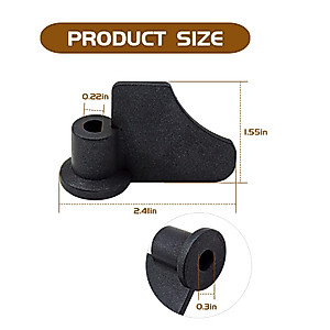 2pcs Bread Machine Kneading Paddle Replacement Parts fits for Oster CKSTBRTW20 Bread Machine