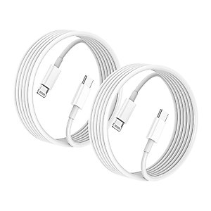 USB C to Lightning Cable 2Pack 10FT Type C Charger Fast Charging Cord Compatible for Apple iPhone 14/14 Pro/14Pro Max/13/13 Pro/12/12 Pro/11/11 Pro/XR/XS/X/8/8 Plus/iPad MFi Certified