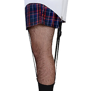 World's Best Shirt Stays for Men Police and Military-Heavy Duty-Made in USA (Original Style in Black, Select Series) 1 Pair of Shirt Keepers/Garter