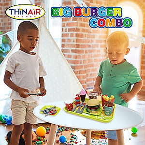 20-Piece Play Food Set | Realistic Kids’ Food Toys for Pretend Play & Hands-On Learning | Preschool & Toddler Toys for Boys & Girls 3+