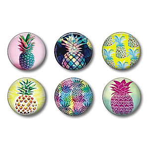Pineapple Magnets - Cute Whiteboard Magnets for Office, Locker or Refrigerator