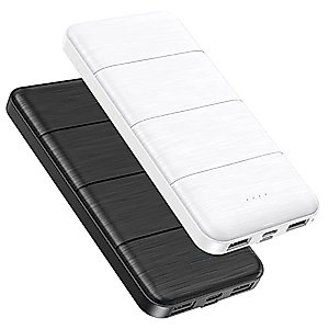 UYAYOHU Portable-Charger-Power-Bank - 15000mAh 2 Pack Power Bank Dual USB Output 5V3.1A Fast Charging Portable Charger Compatible with All USB Devices and Smartphones
