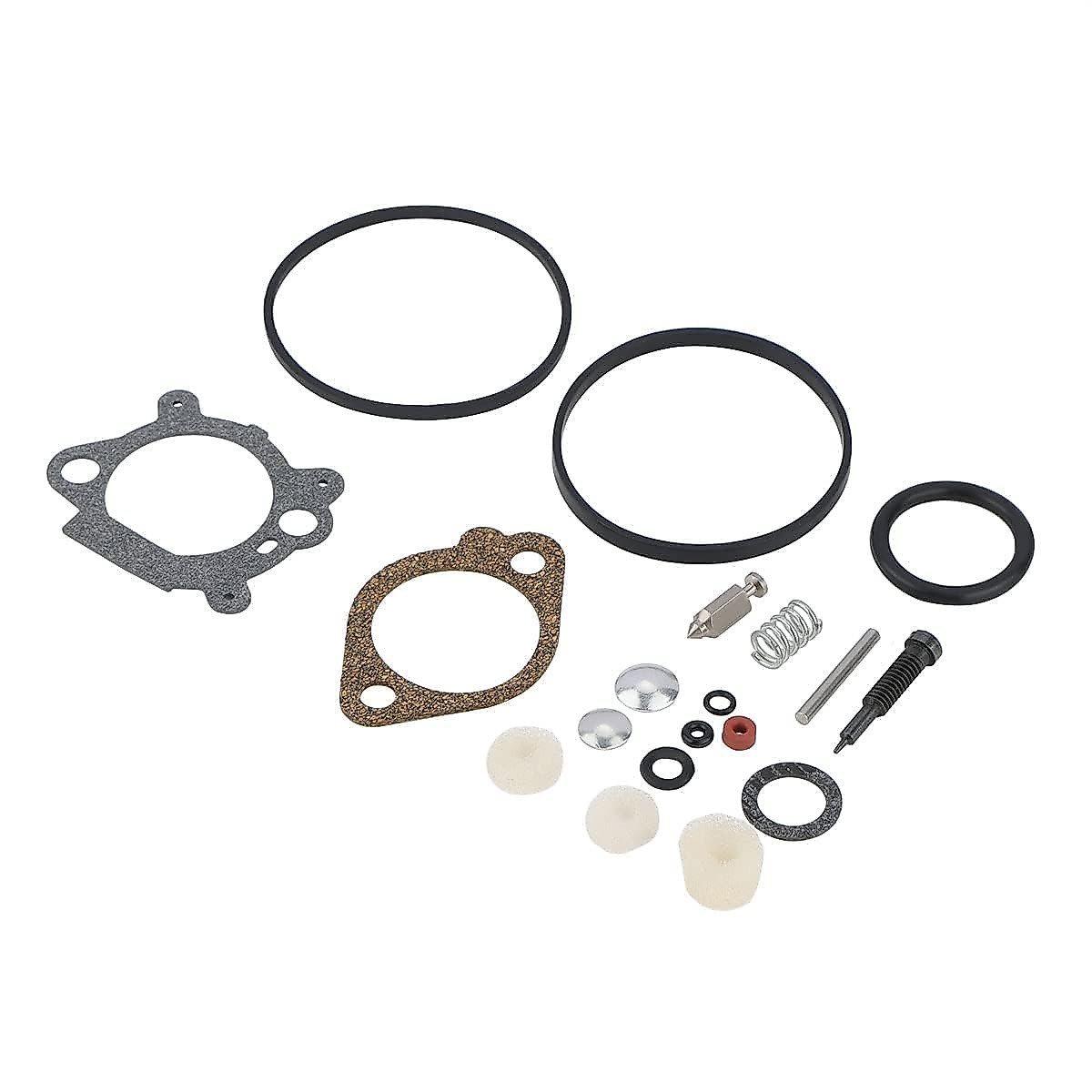 Buckbock 498260 Carburetor Overhaul Kit and Float Bowl for Briggs and Stratton 498260 498261 796611 493762 492495 493640 490937 398183 for 20-141-1 20-141 Carb Fit for 3.5 4HP Max Series Engine